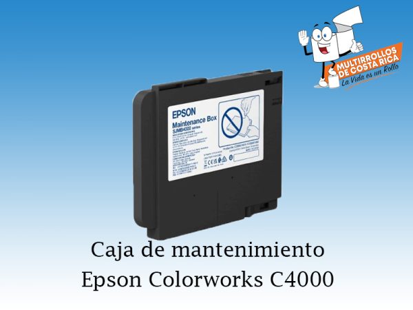 Caja mantenimiento Epson Colorworks C4000 – Multirrollos de Costa Rica